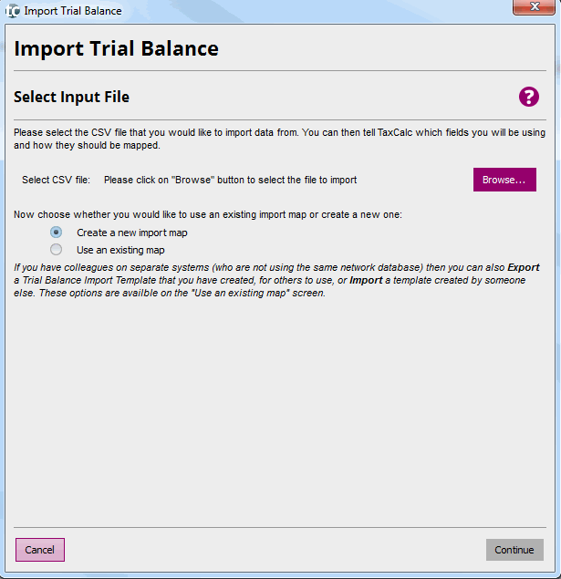 How do I import a Trial Balance using a CSV? - Knowledge Base - TaxCalc